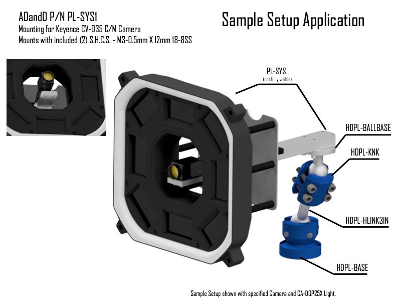 Keyence CV Products – Pop Link® Mounting Systems