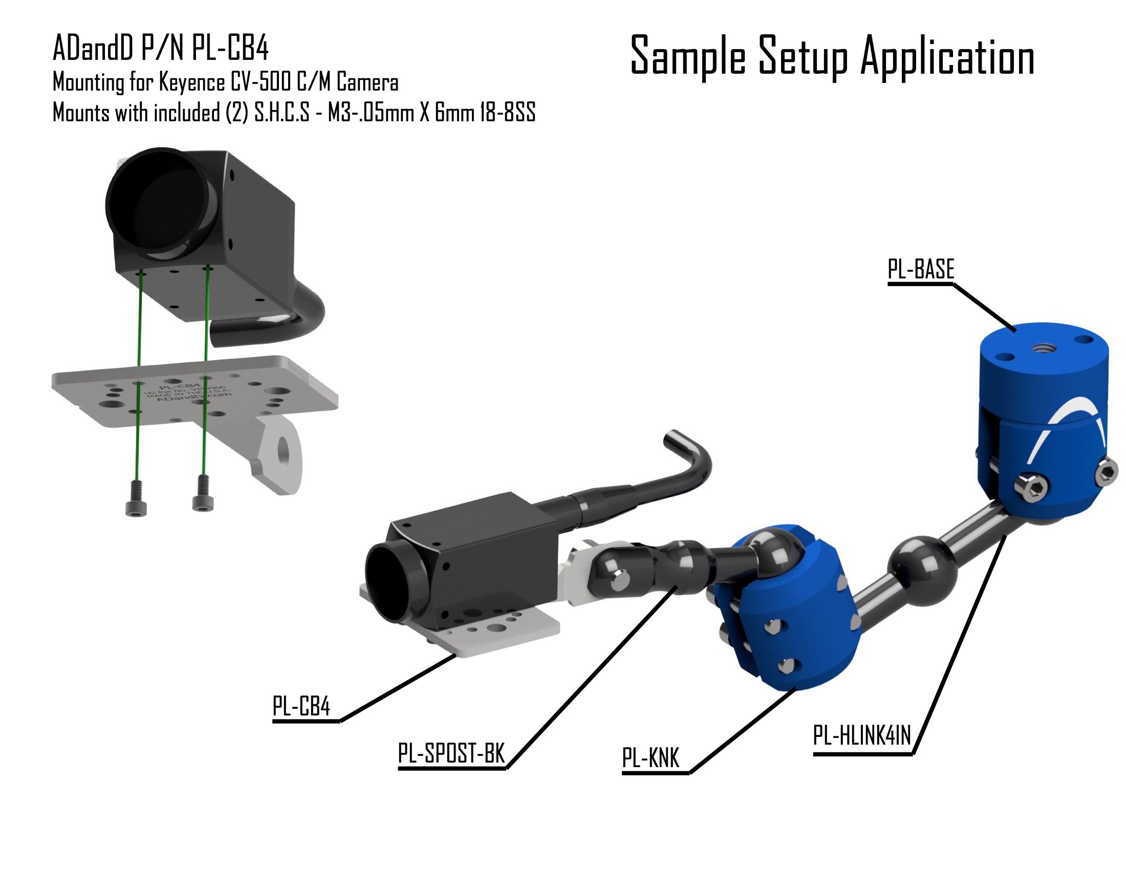 Keyence CV Products – Pop Link® Mounting Systems