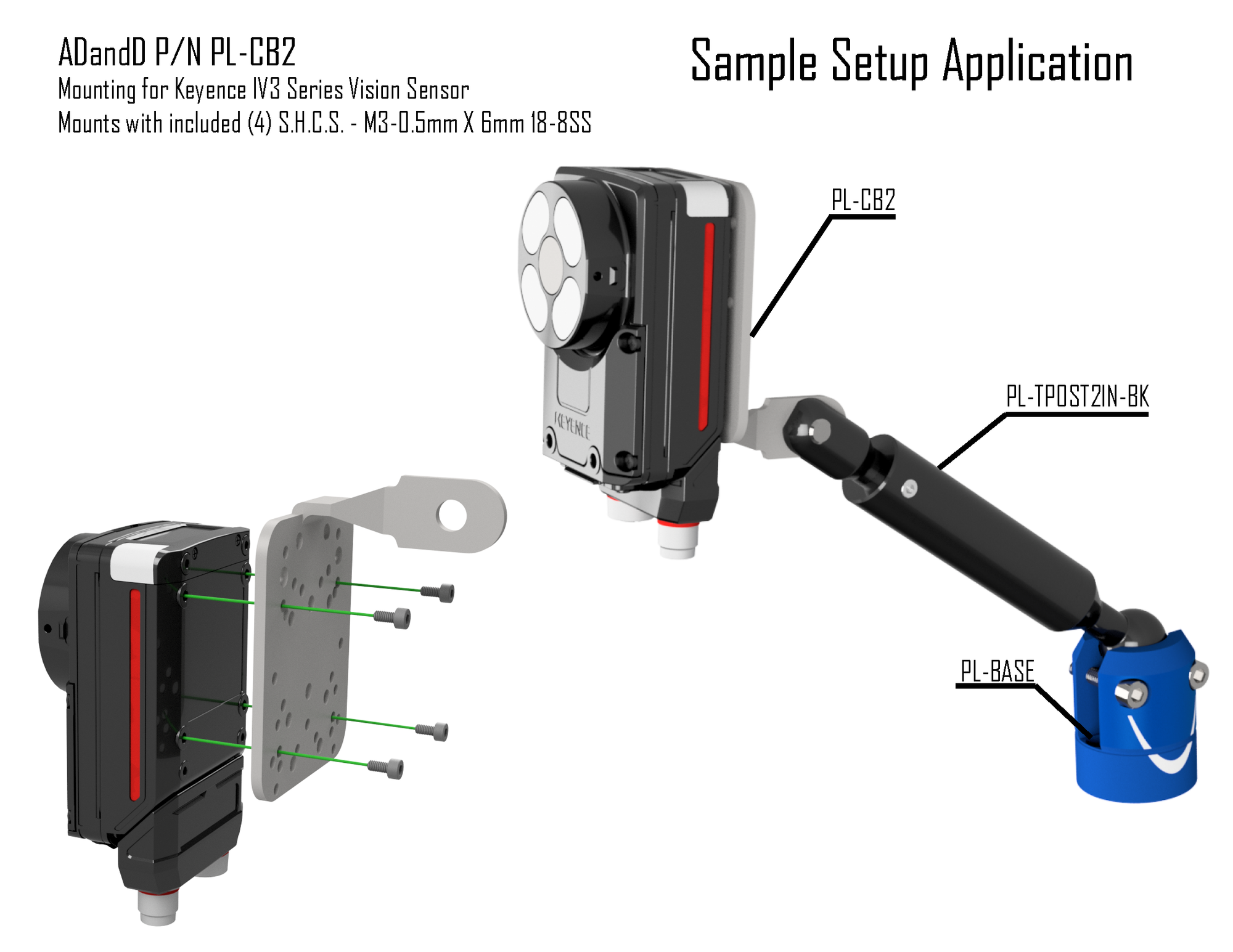 Keyence IV Products – Pop Link® Mounting Systems